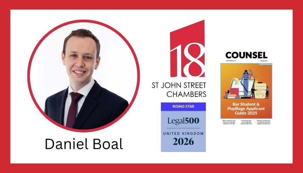 DANIEL BOAL FEATURES IN COUNSEL MAGAZINE STUDENT AND PUPILLAGE GUIDE ...